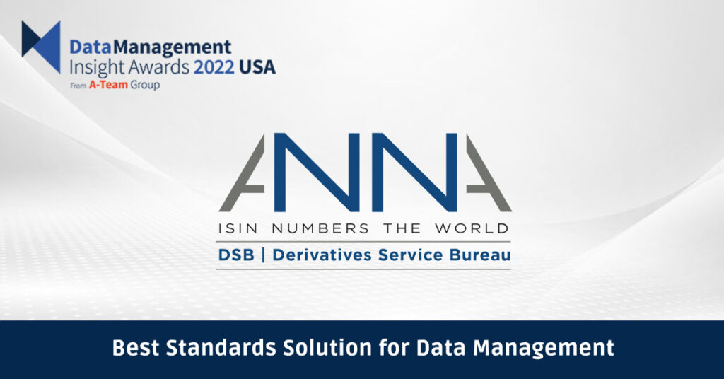 Derivatives Service Bureau wins ‘Best Standards Solution for Data ...